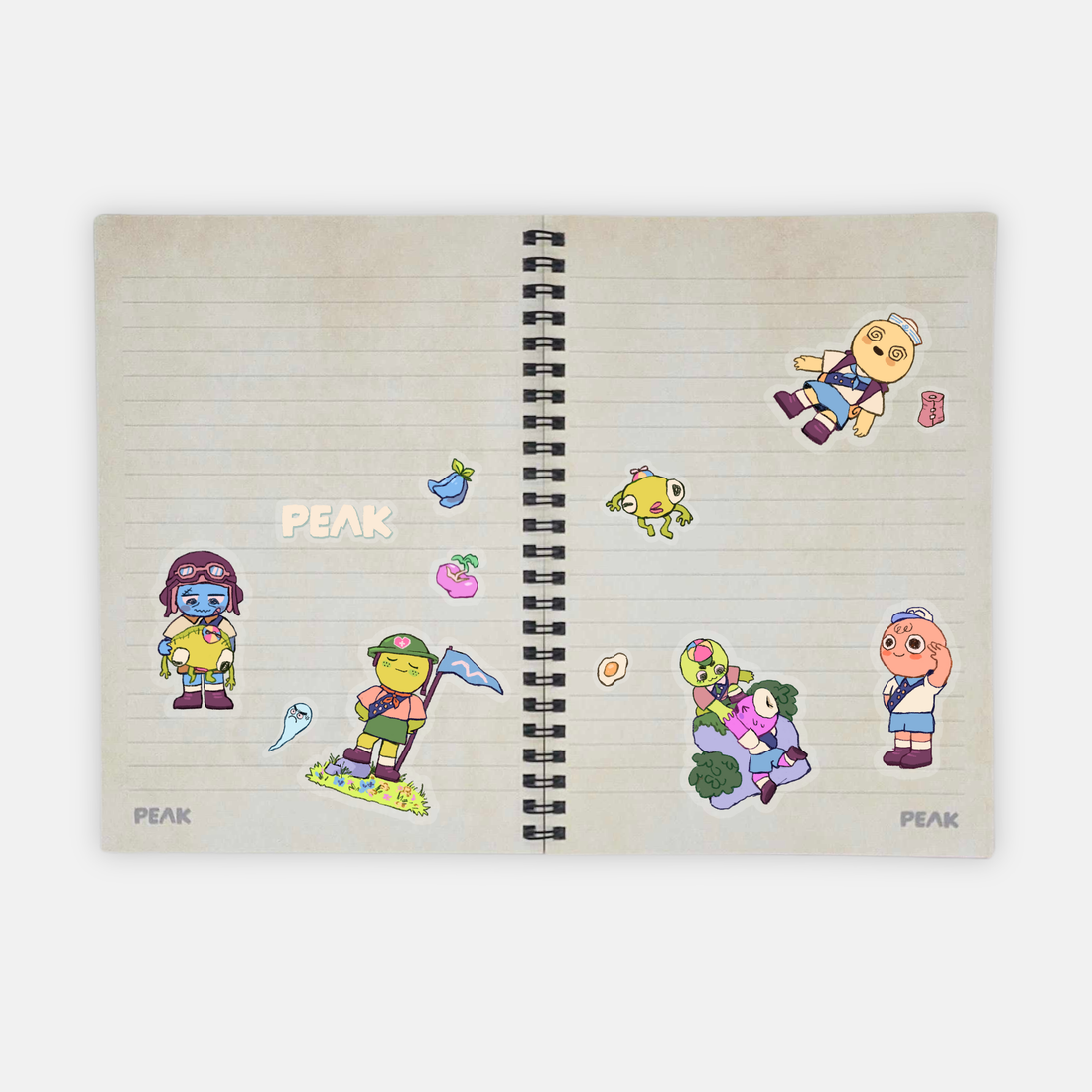 PEAK Sticker Sheet: Egg – Mighty Merch